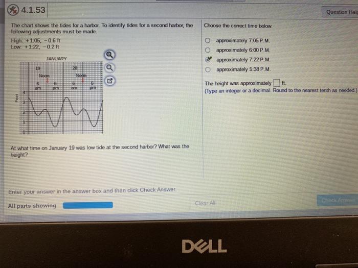 Solved 24.1.53 Question Help Choose the correct time below | Chegg.com