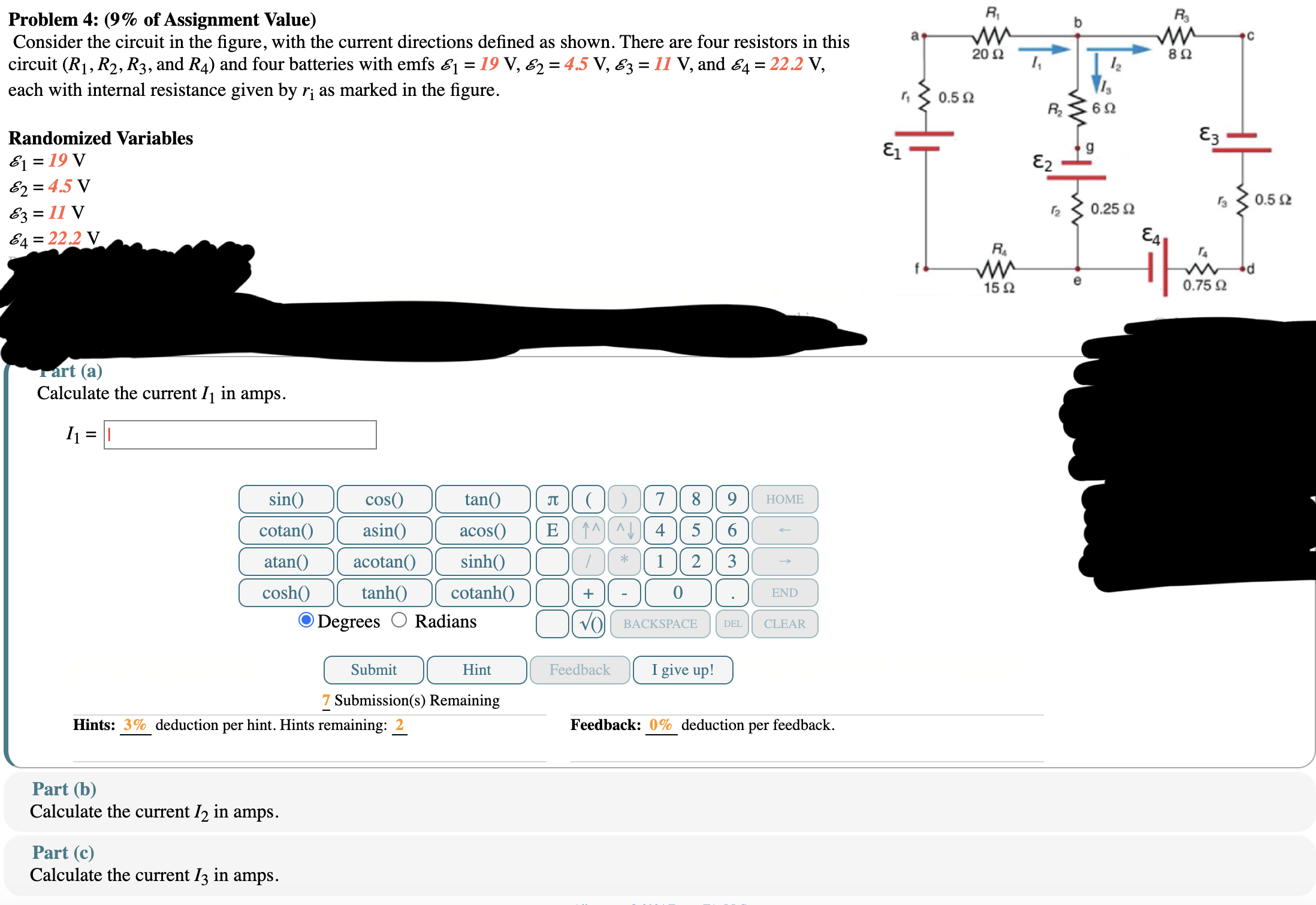 Solved Problem 4: (9% of ﻿Assignment Value)Consider the | Chegg.com