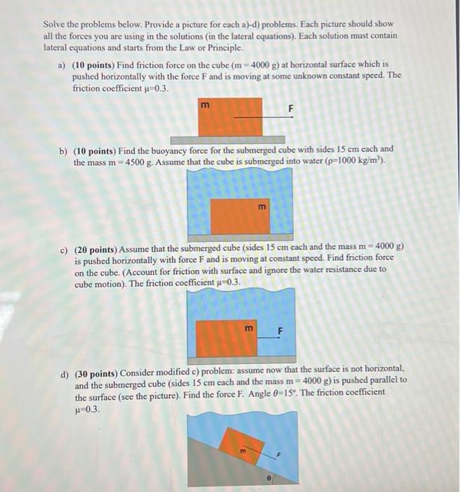 Solved Solve the problems below. Provide a picture for each | Chegg.com
