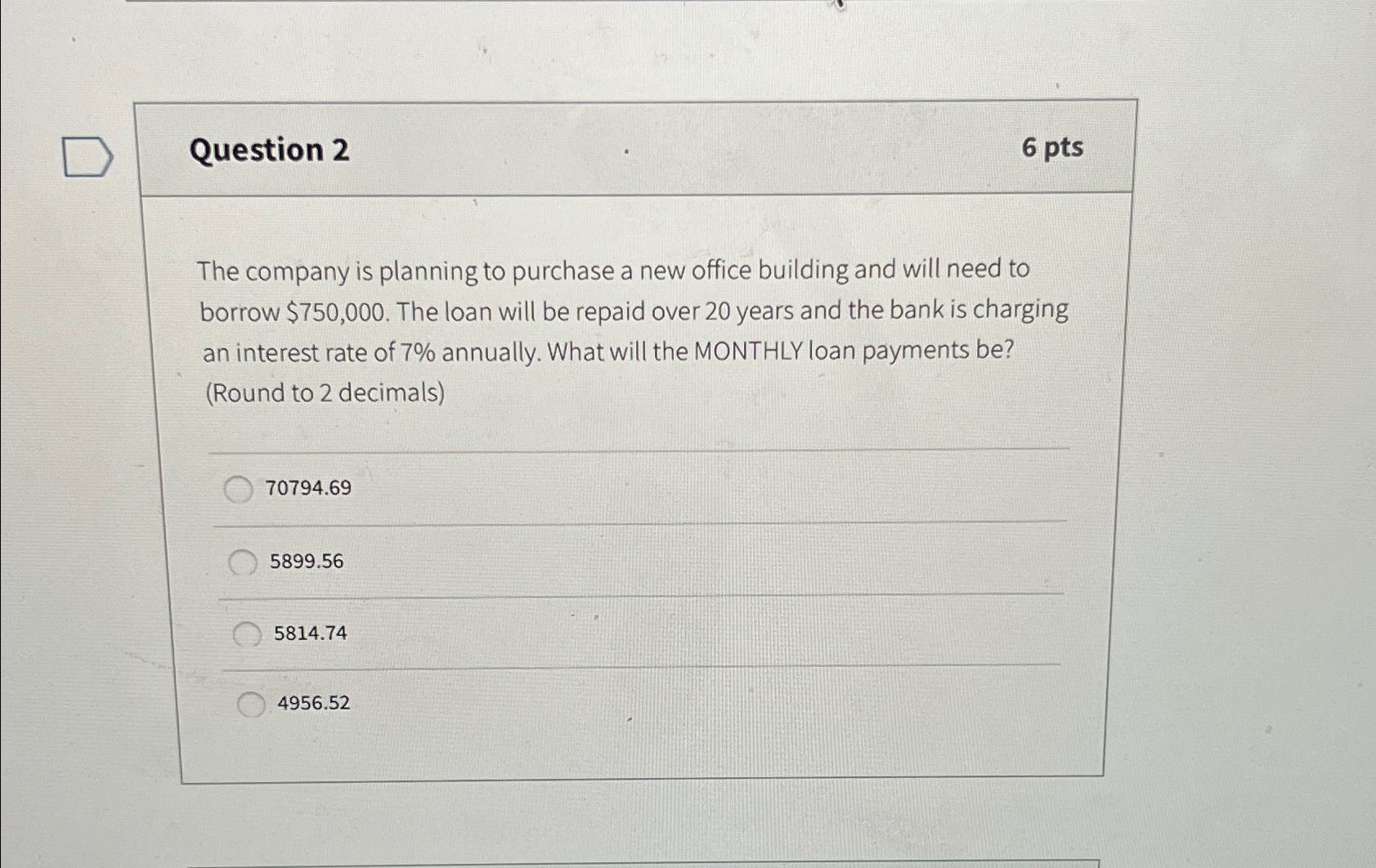 Solved Question 26 ﻿ptsThe company is planning to purchase a | Chegg.com