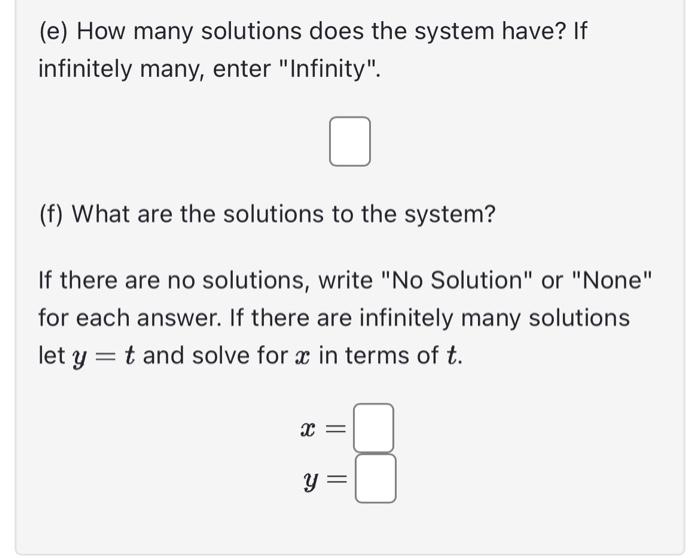 Solved 4x−8y=−248x−15y=−48 (a) The initial matrix is: (b) | Chegg.com