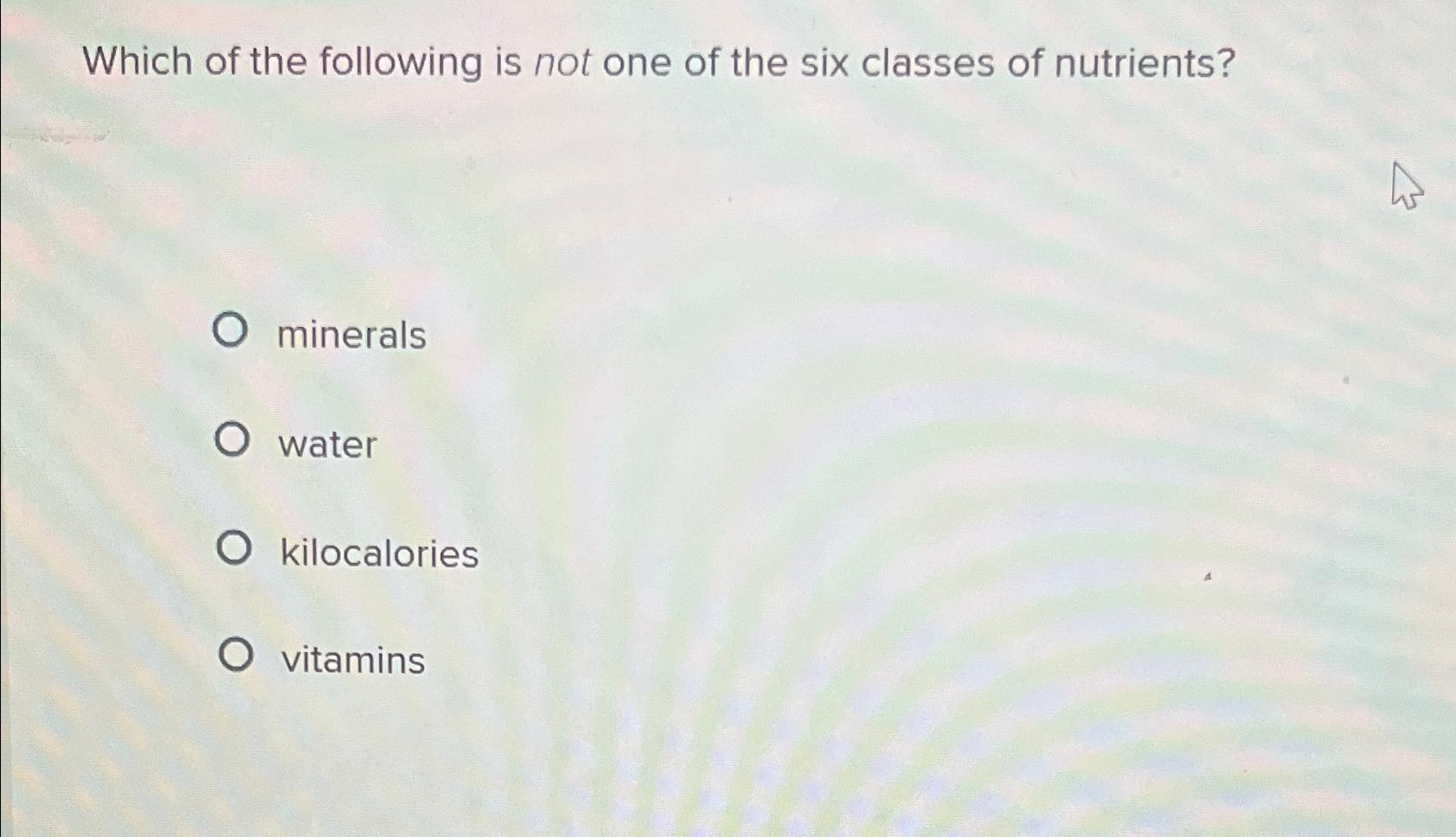 Solved Which of the following is not one of the six classes | Chegg.com