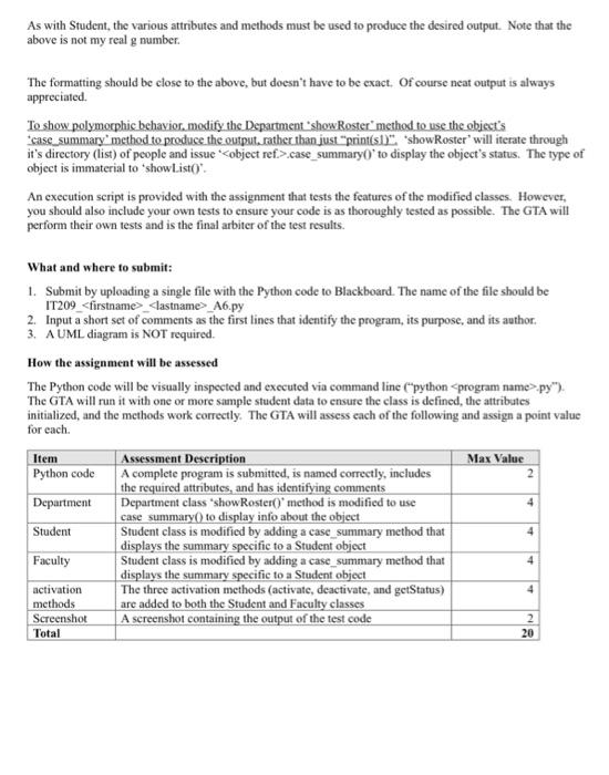 Solved You've Already Coded Some Polymorphism! A5 already | Chegg.com