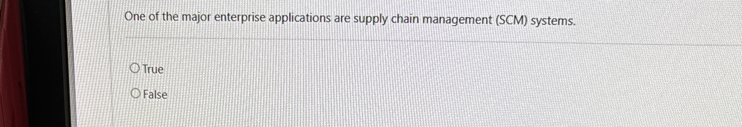 Solved One of the major enterprise applications are supply | Chegg.com