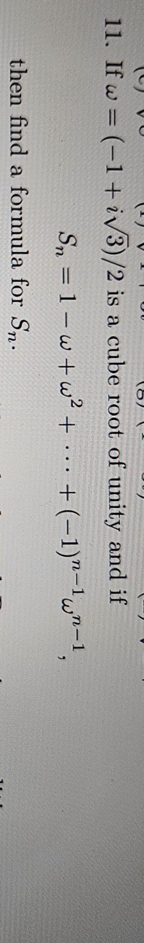 If ω=-1+i322 ﻿is a cube root of unity and | Chegg.com