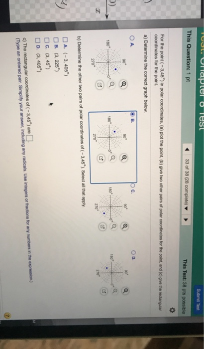 Solved Submit Test cut. Olapler o lesi This Question: 1 pt | Chegg.com