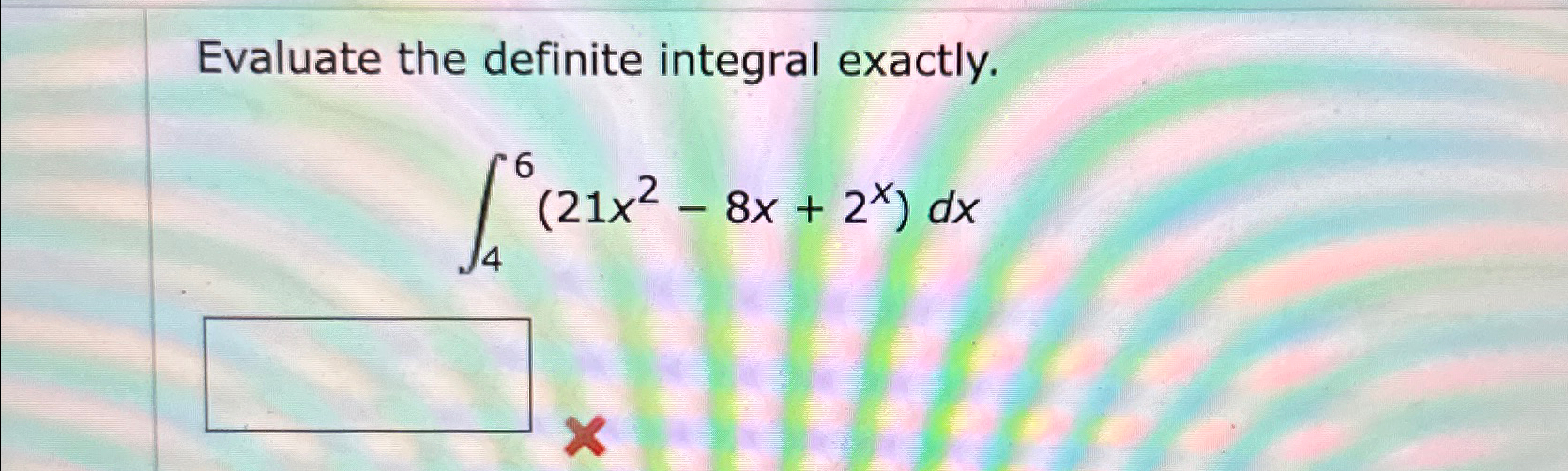Solved Evaluate the definite integral | Chegg.com