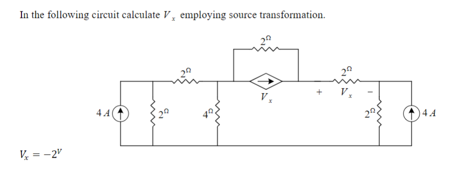 Solved Find VC ﻿and IL in ﻿the following circuit.In ﻿the | Chegg.com