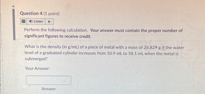 Solved Perform the following calculation. Your answer must | Chegg.com