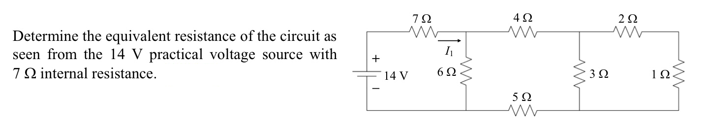 Solved Determine the equivalent resistance of the circuit | Chegg.com