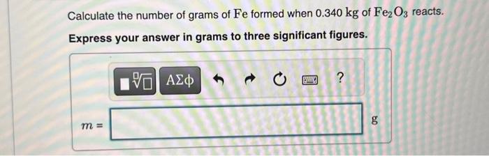 Solved An Iron Ore Sample Contains Fe2o3 Together With Other