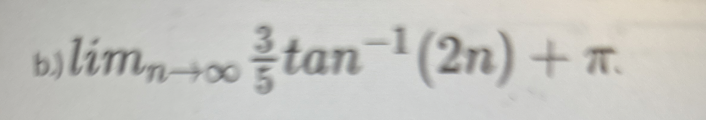 Solved Evaluate the limits of the following sequence | Chegg.com