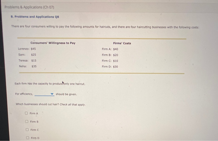 Solved Problems & Applications (Ch 07) 3. Problems and | Chegg.com