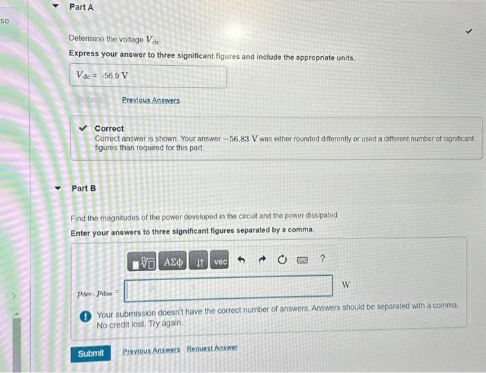 Solved The variable dc voltage source in the circuit is | Chegg.com