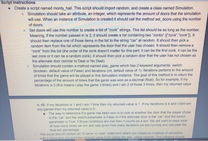 Solved Script Instructions • Create a script named | Chegg.com