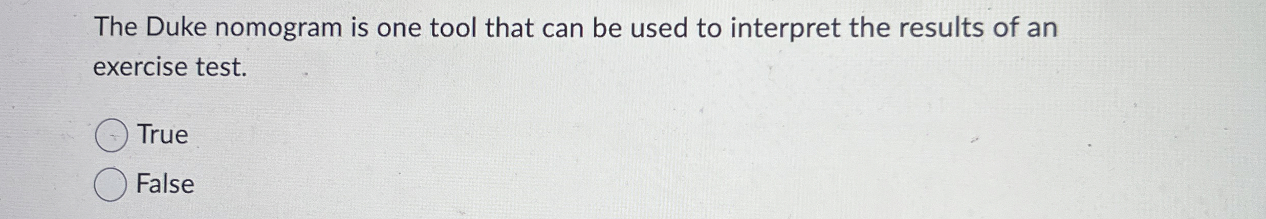 Solved The Duke nomogram is one tool that can be used to | Chegg.com