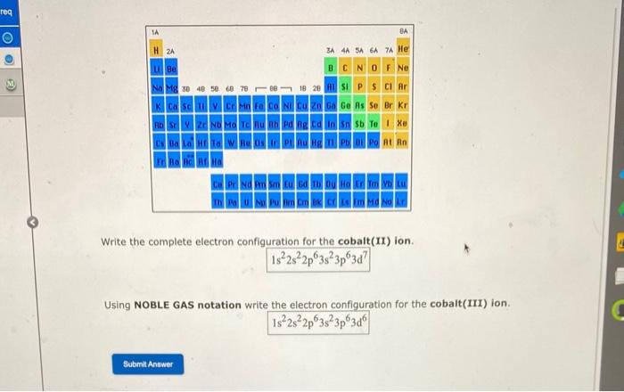Solved Write the complete electron configuration for the | Chegg.com