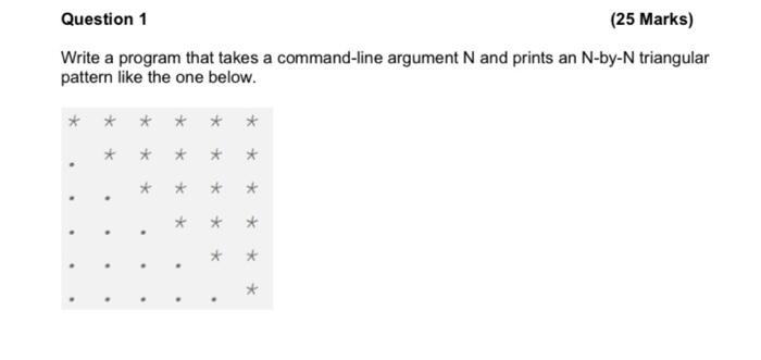 Solved Question 1 25 Marks Write A Program That Takes A 1892