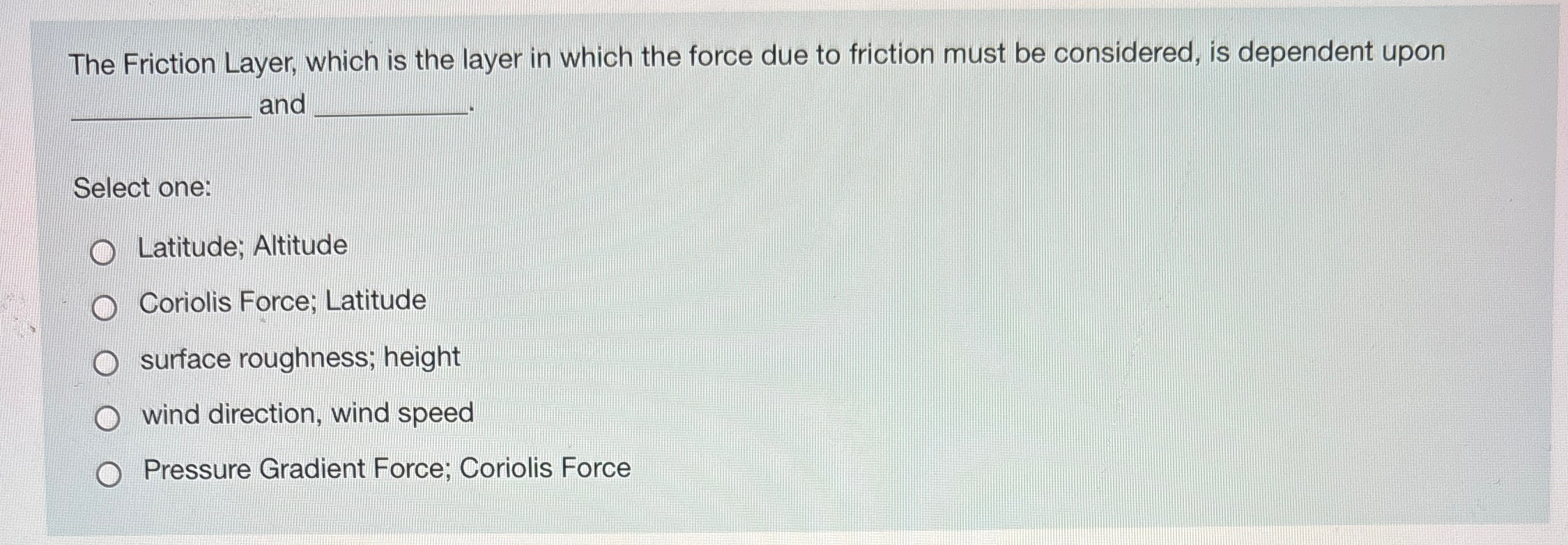 Solved The Friction Layer, which is the layer in which the | Chegg.com