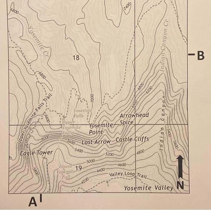 Solved Exercise 3: Topographic Map Yosemite (12 points) 1. | Chegg.com