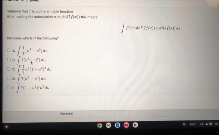 Solved Suppose that f is a differentiable function. After | Chegg.com