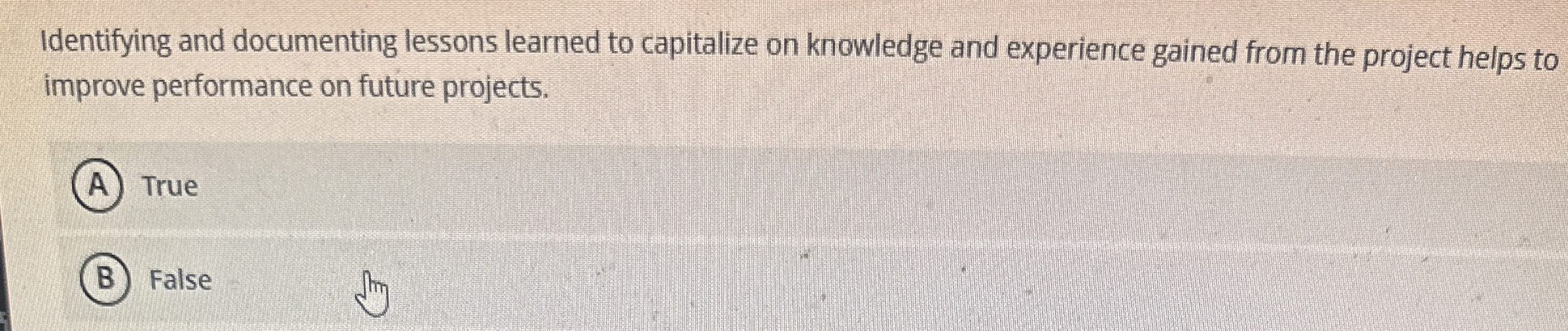 Solved Identifying and documenting lessons learned to | Chegg.com