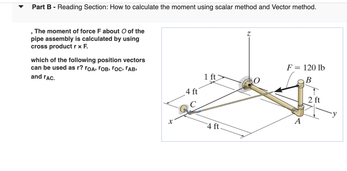 Solved Part B - ﻿Reading Section: How to calculate the | Chegg.com