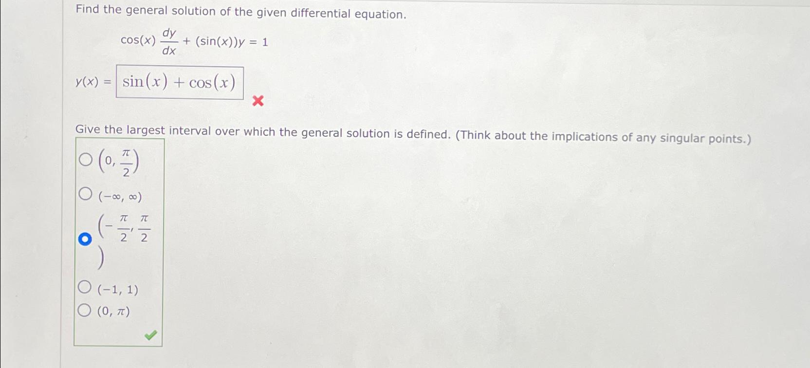 Solved Find the general solution of the given differential | Chegg.com