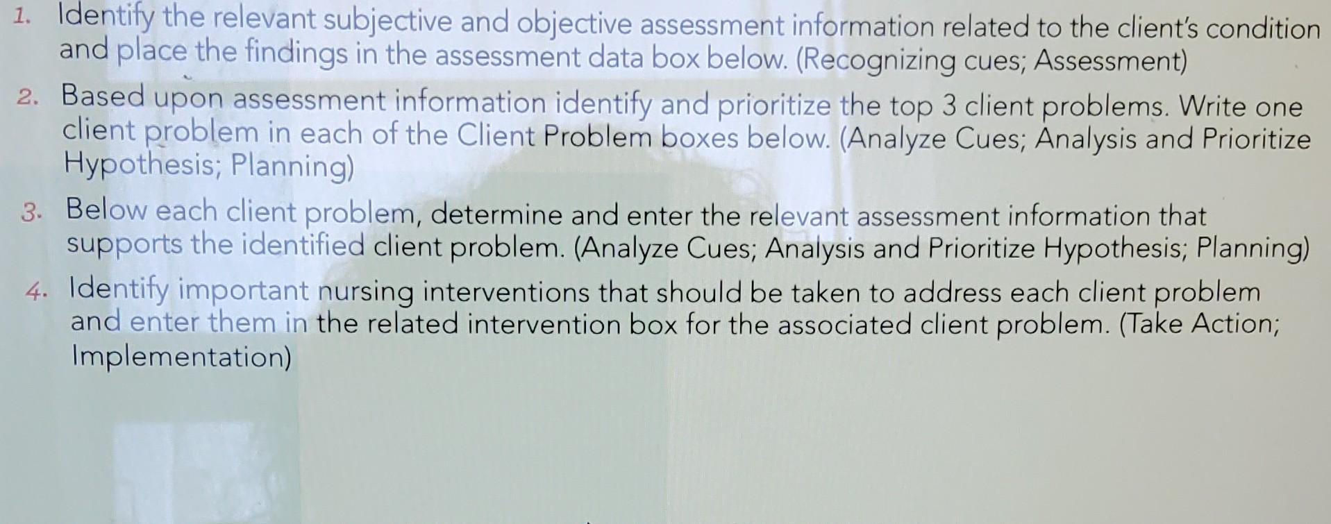 Solved 1. Identify the relevant subjective and objective | Chegg.com