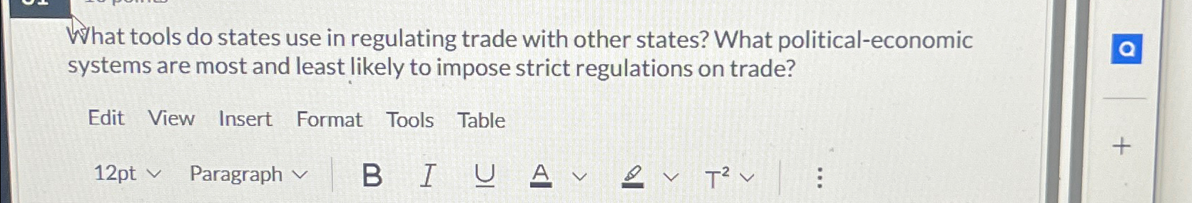 Solved What tools do states use in regulating trade with | Chegg.com