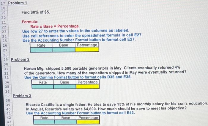 Solved Find 80% of $5. Formula: Rate x Base = Percentage Use | Chegg.com