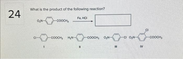 Solved What is the product of the following reaction? | Chegg.com