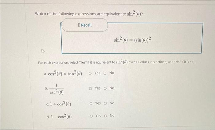 Solved Which of the following expressions are equivalent to | Chegg.com