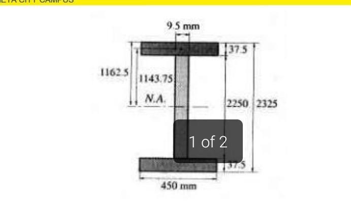 Solved 1. An angular section 160 mm x 120 mm x 10mm is made | Chegg.com