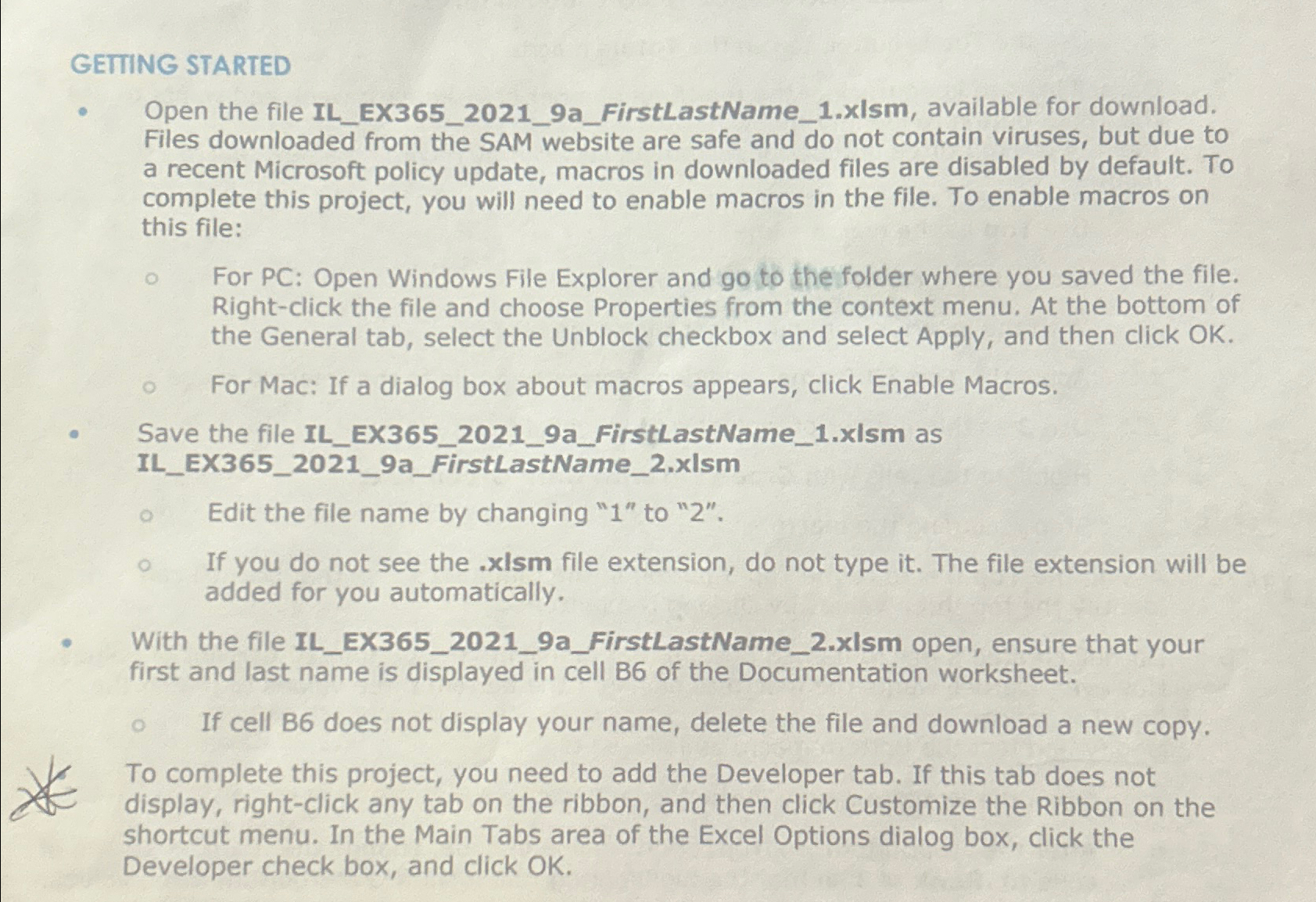 Solved GETTING STARTEDOpen the file | Chegg.com