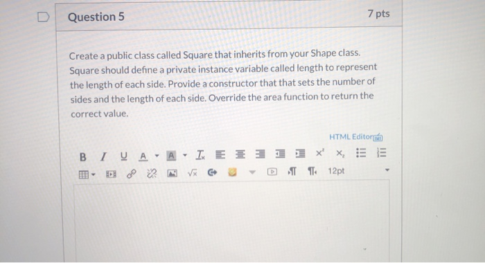 Solved in java please, thank you!! | Chegg.com