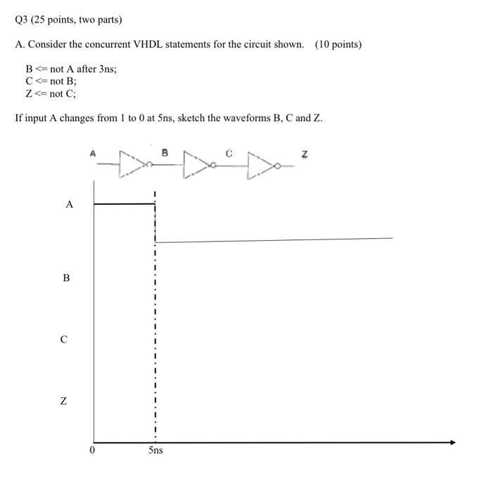 Solved Q3 (25 points, two parts) A. Consider the concurrent | Chegg.com