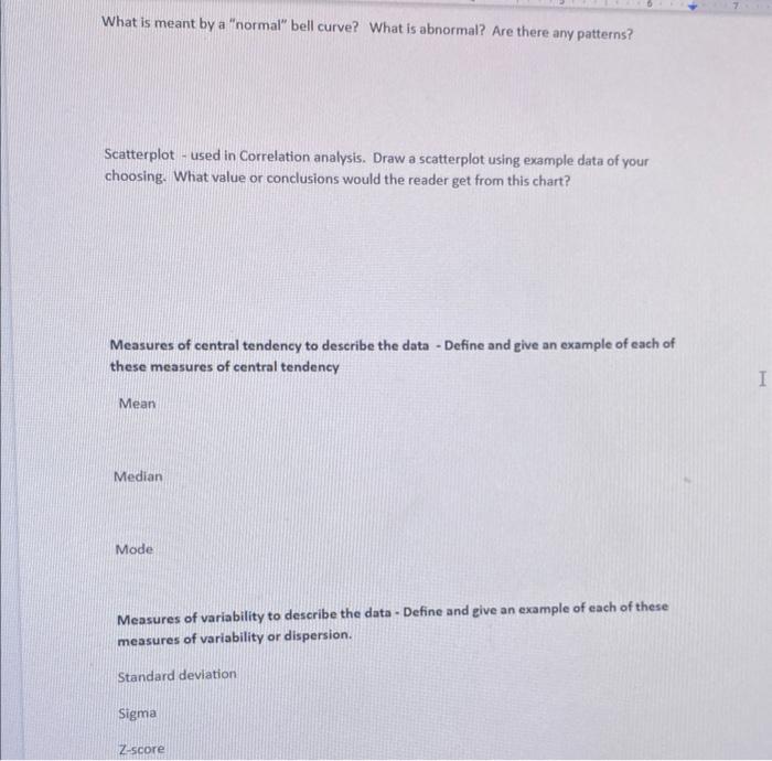 Variables - List and describe three different types | Chegg.com