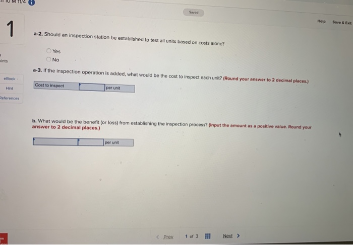 Solved Saved Help Sa Problem 10-19 (Algo) Output from a | Chegg.com