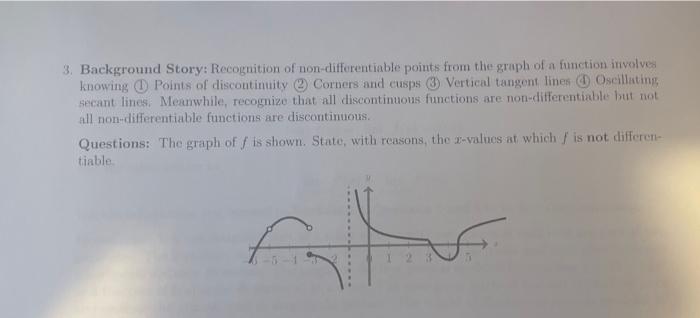 Solved 3. Background Story: Recognition of | Chegg.com