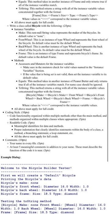 Solved Objective: Practice object-oriented principles by | Chegg.com