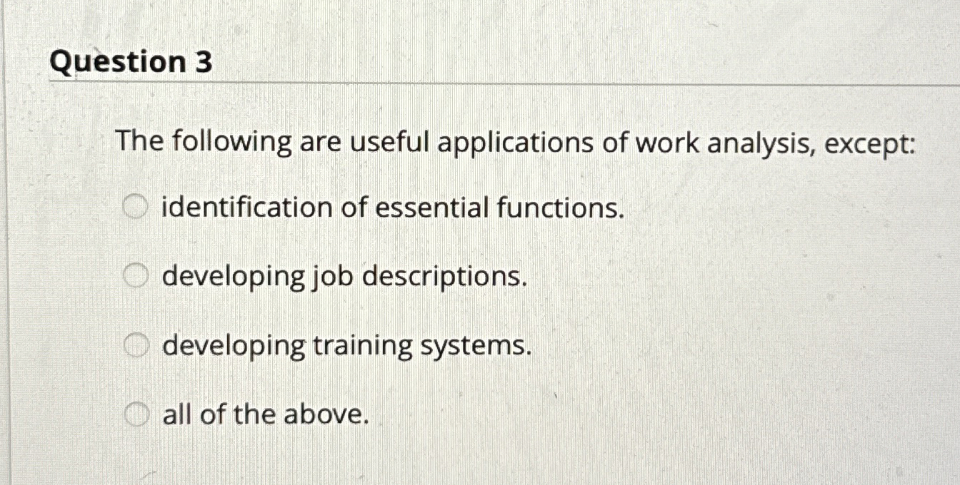 Solved Question 3The following are useful applications of | Chegg.com