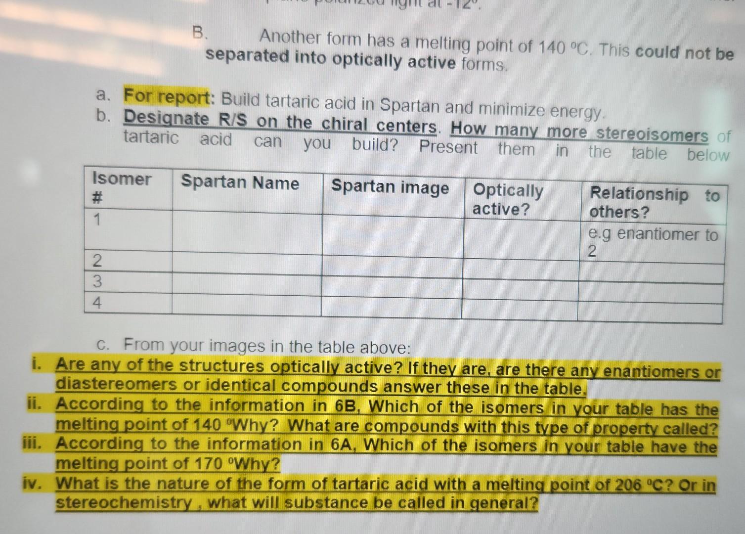 B. Another form has a melting point of 140∘C. This | Chegg.com