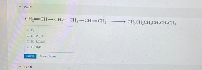 Solved Part B CH, CH3 Cl O HCIRCO,H C OH,O.CI, OHC Submail | Chegg.com