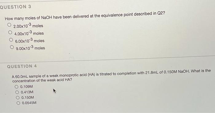 Solved QUESTION 1 A 30. OmL aliquot of a 0.100M H3PO4 | Chegg.com