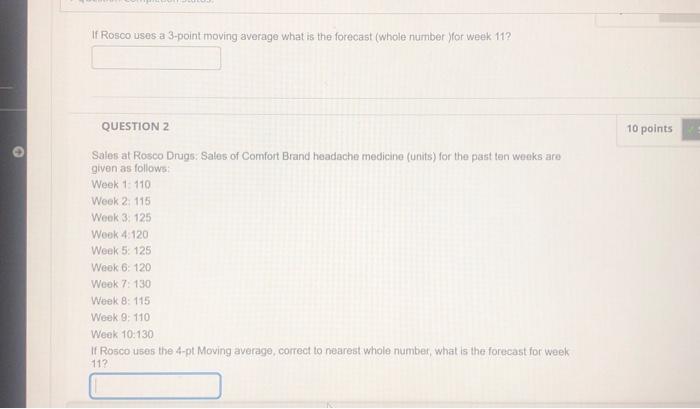 Take Test: UNIT 3 - Practice Problem 3.2If Rosco uses | Chegg.com