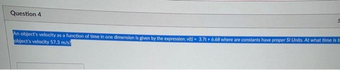 Solved An object is moving in the positive x-direction. | Chegg.com