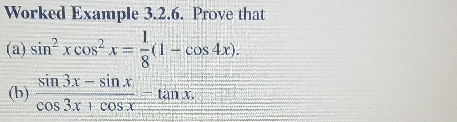 Solved Worked Example 3.2.6. Prove that (a) | Chegg.com