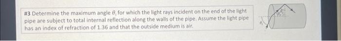 \#3 Determine the maximum angle θ1 for which the | Chegg.com
