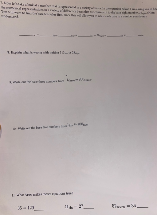 Solved 7. Now let's take a look at a number that is | Chegg.com